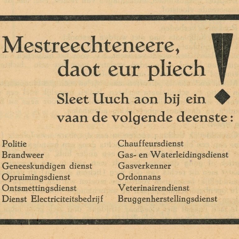 Schuilen in Maastricht . . . – Schuilkeldermuseum Maastricht